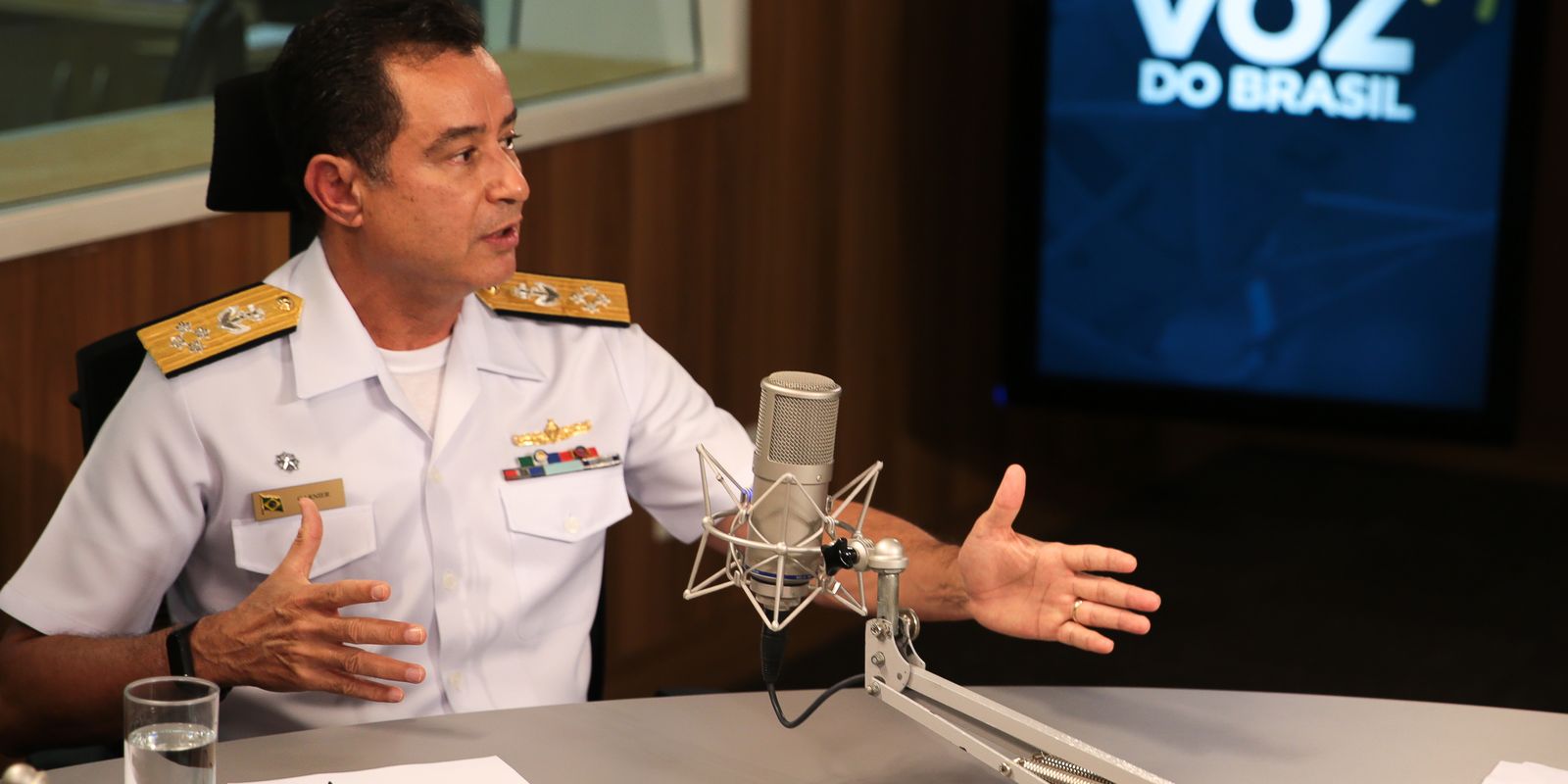 Almirante Almir Garnier Santos/ Voz do Brasil | Agência Brasil