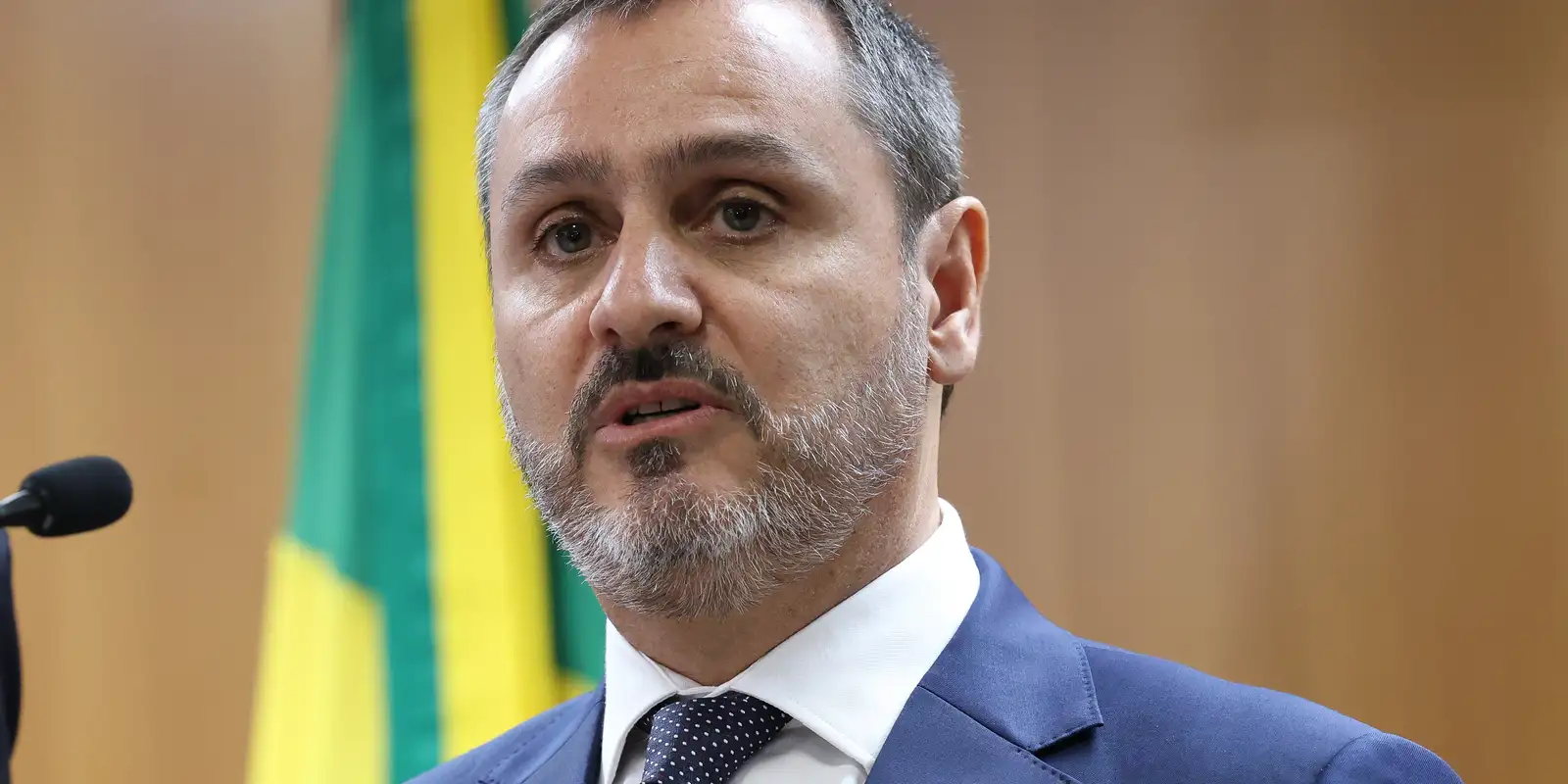 Ministro da Justiça, Ricardo Lewandowski e o diretor Geral da P ...