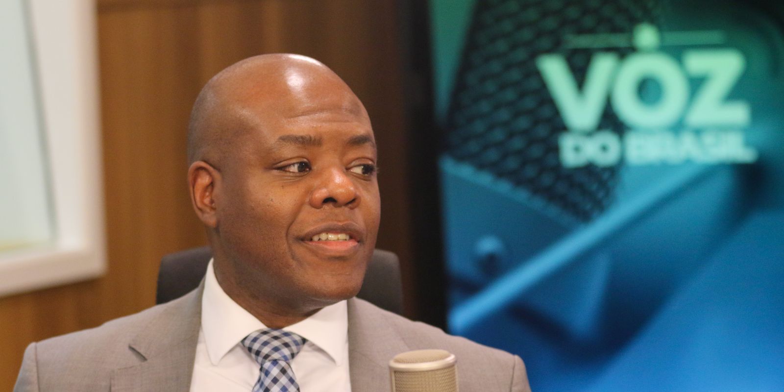 Entrevista ao programa Voz do Brasil. | Agência Brasil