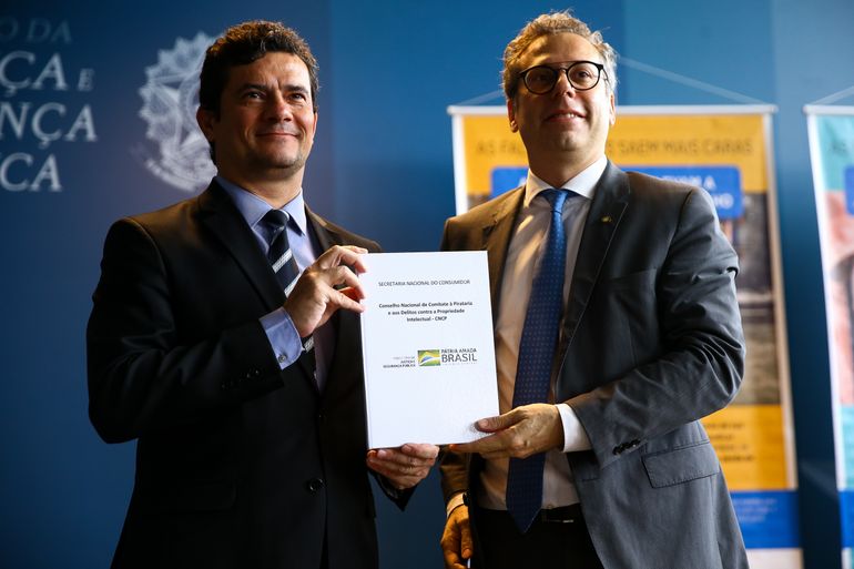 Moro participa do Dia Nacional de Combate à Pirataria | Agência Brasil