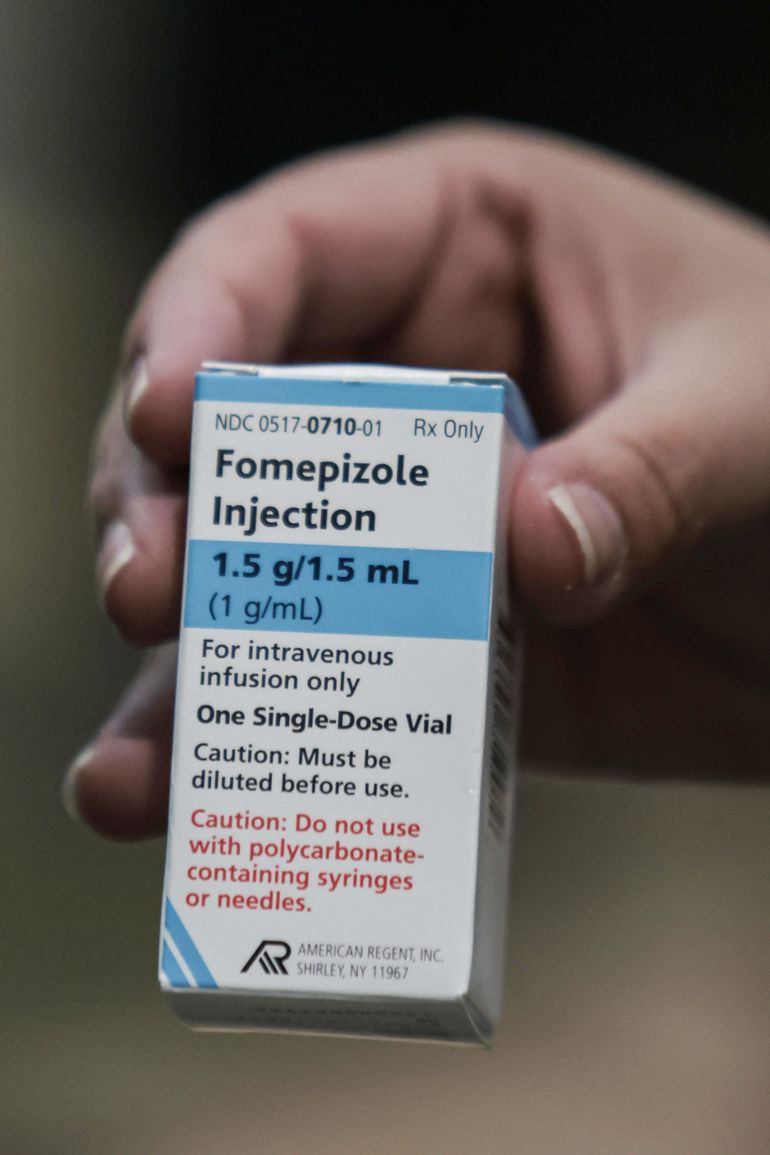 Antídoto fomepizol. | Agência Brasil