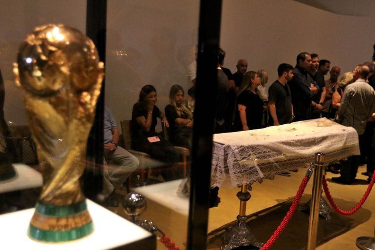 Velório do Zagallo na sede da CBF | Agência Brasil