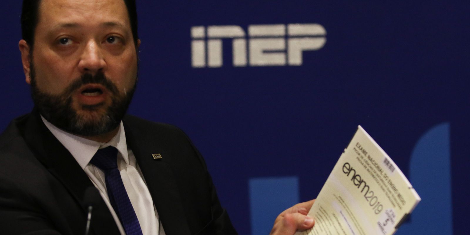 Presidente do Inep Alexandre Lopes fala à imprensa | Agência Brasil