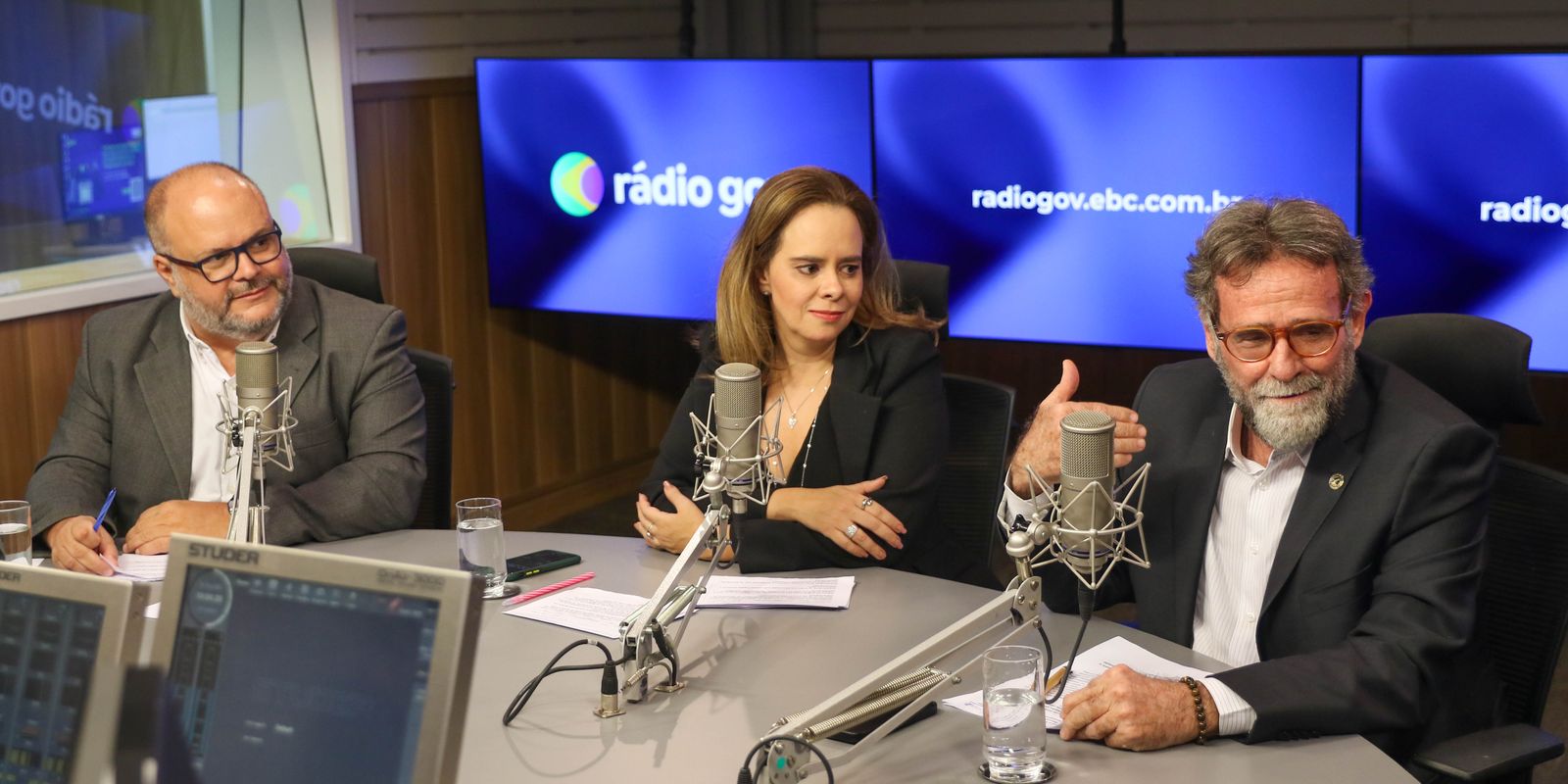 Entrevista à Voz do Brasil. | Agência Brasil