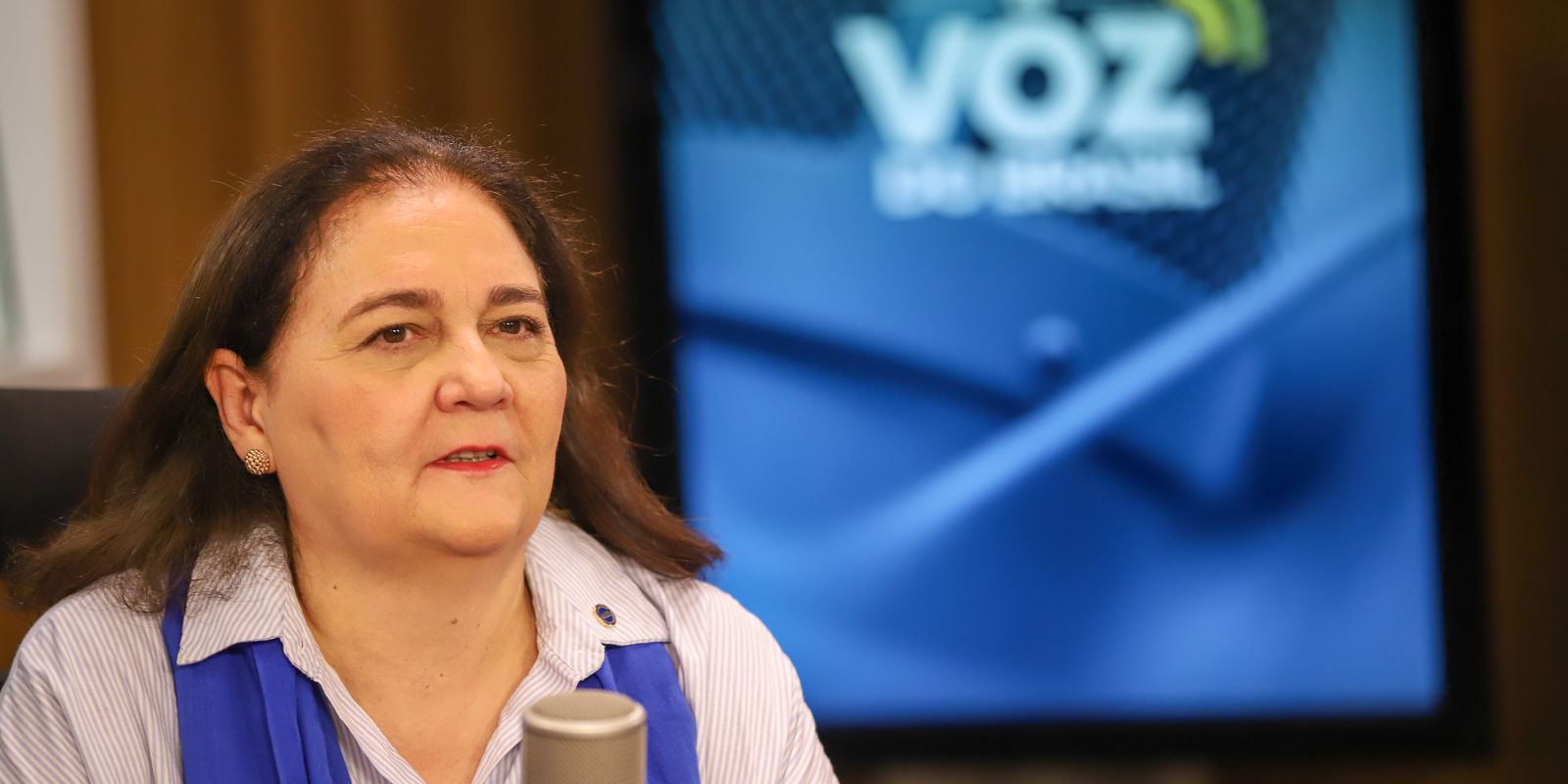 Entrevista no Programa A Voz do Brasil. | Agência Brasil