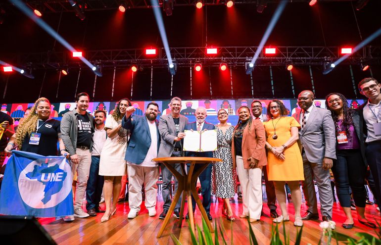 Lula na Conferência Nacional da Juventude | Agência Brasil