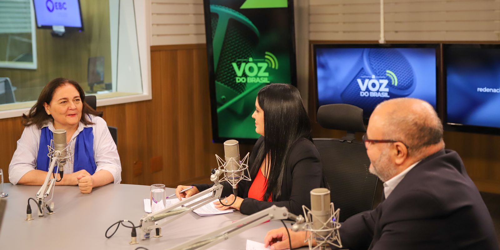 Entrevista no Programa A Voz do Brasil. | Agência Brasil