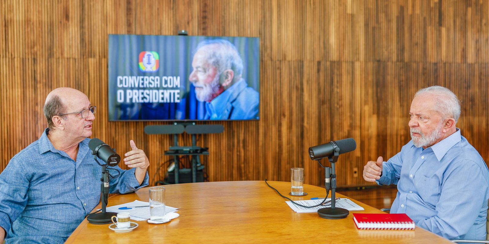 Presidente Lula Estreia Programa Conversa Com O Presidente Agência