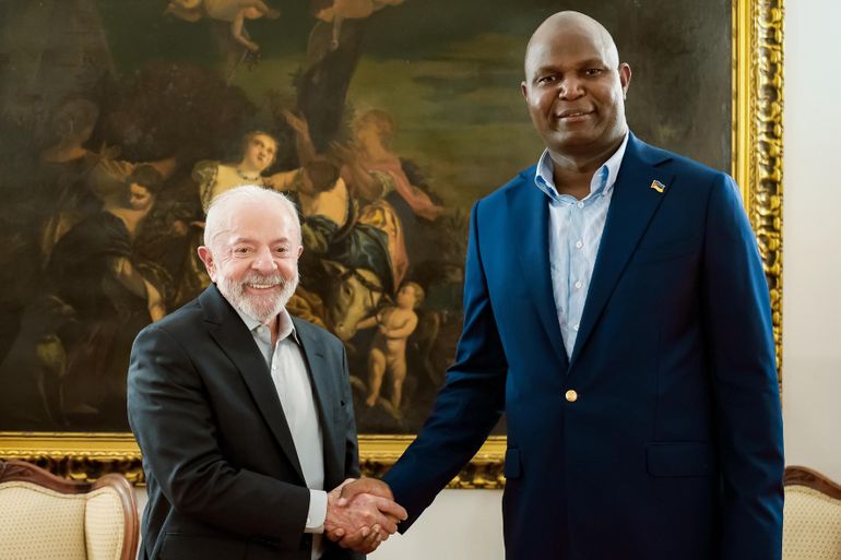 PR Lula durante encontro com presidente de Moçambique | Agência Brasil