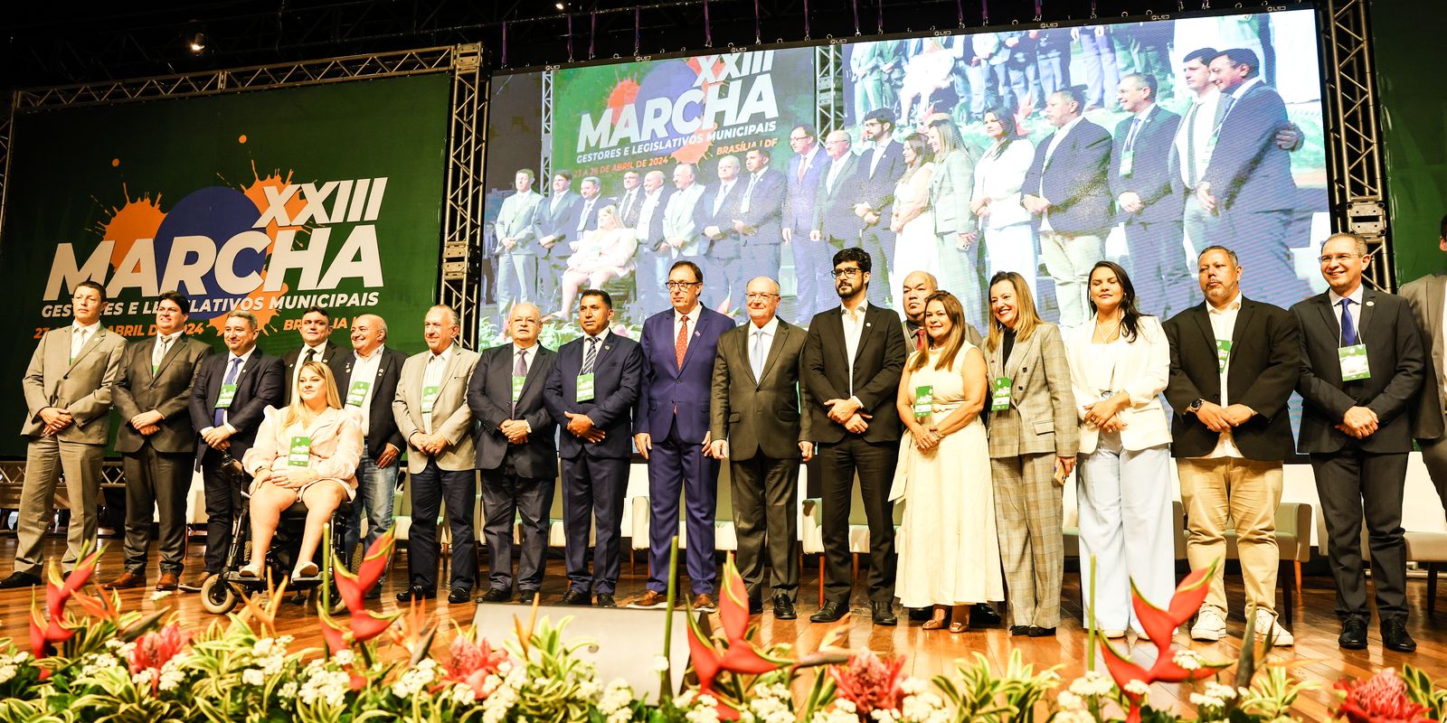 O vice-presidente Alckmin, participa da abertura oficial da 23ª Marcha ...