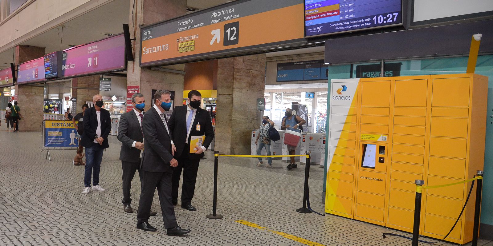 Correios/lockers/ central do Brasil | Agência Brasil