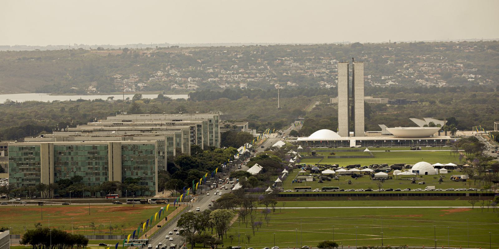 Vista da Esplanada dos Ministérios | Agência Brasil