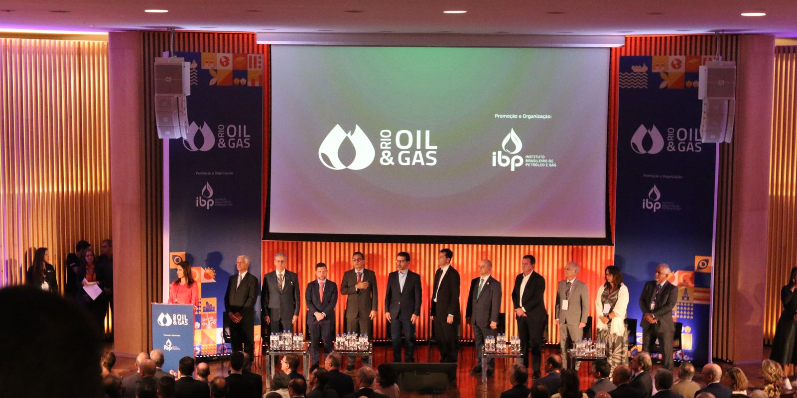 Cerimônia de abertura da Rio Oil & Gas 2022, no Auditório do Museu do ...
