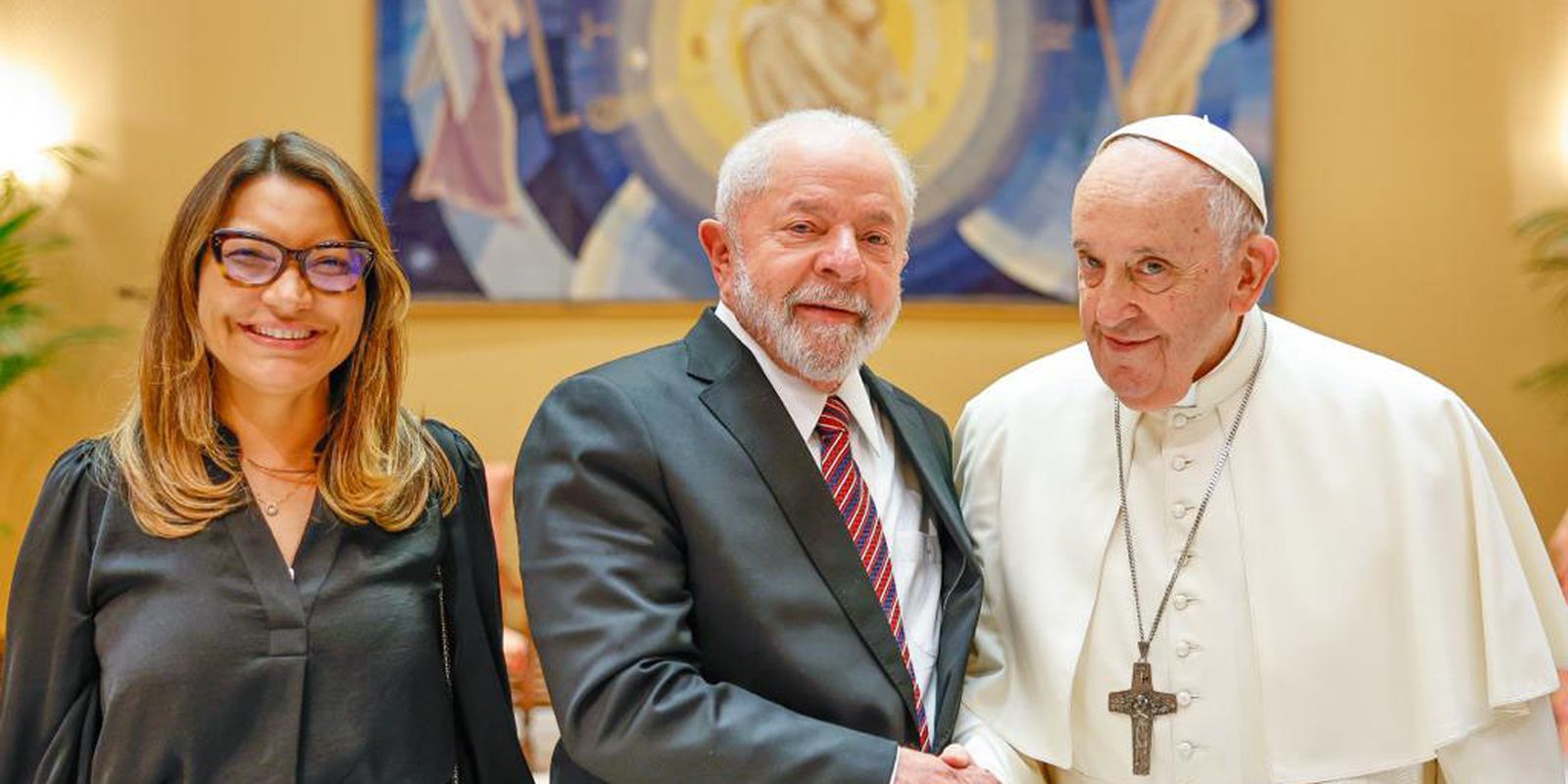 Presidente Lula com papa Francisco | Agência Brasil