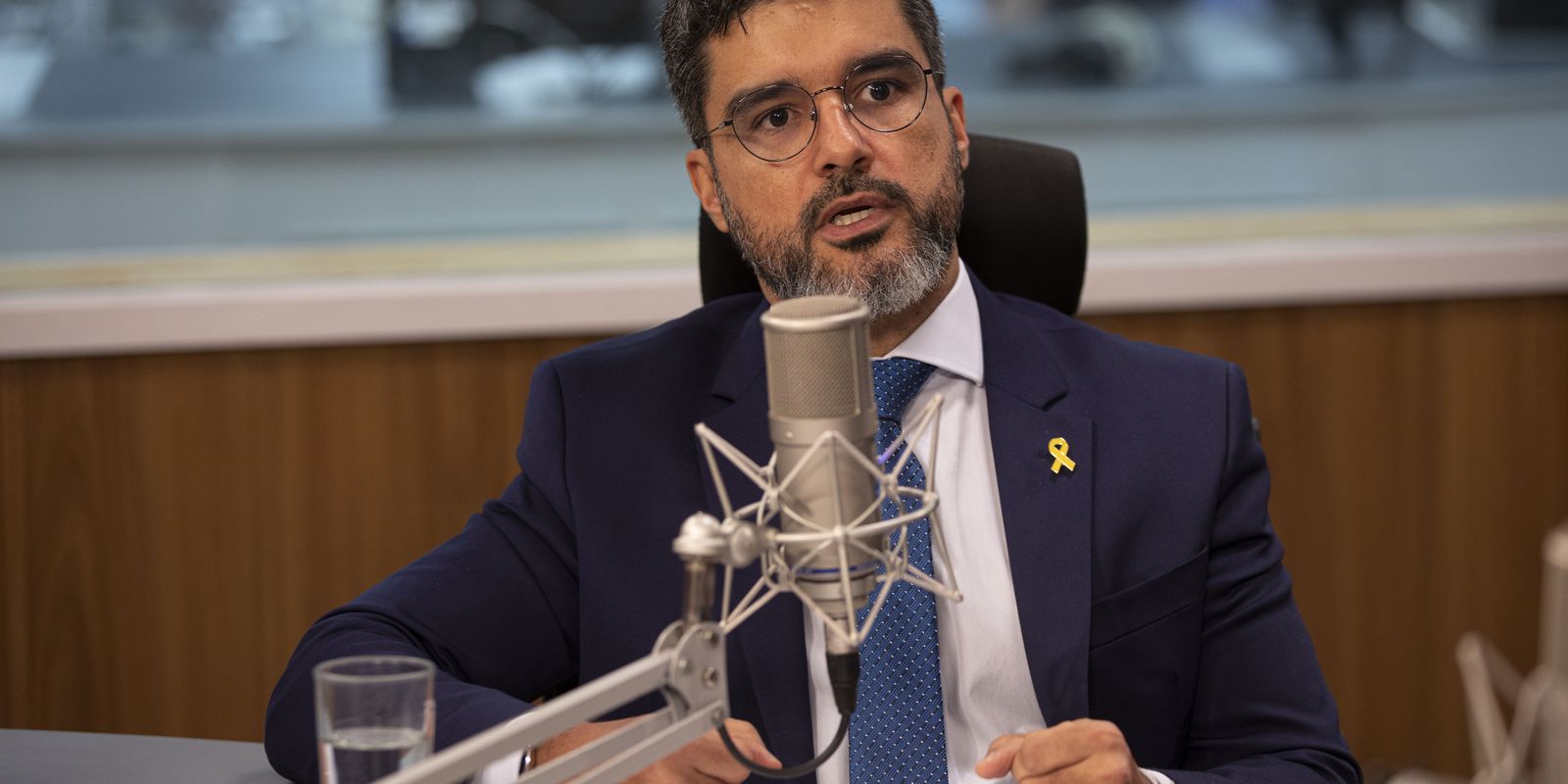 Seecretário Nacional de Trânsito, Adrualdo Catão na Voz do Brasil ...