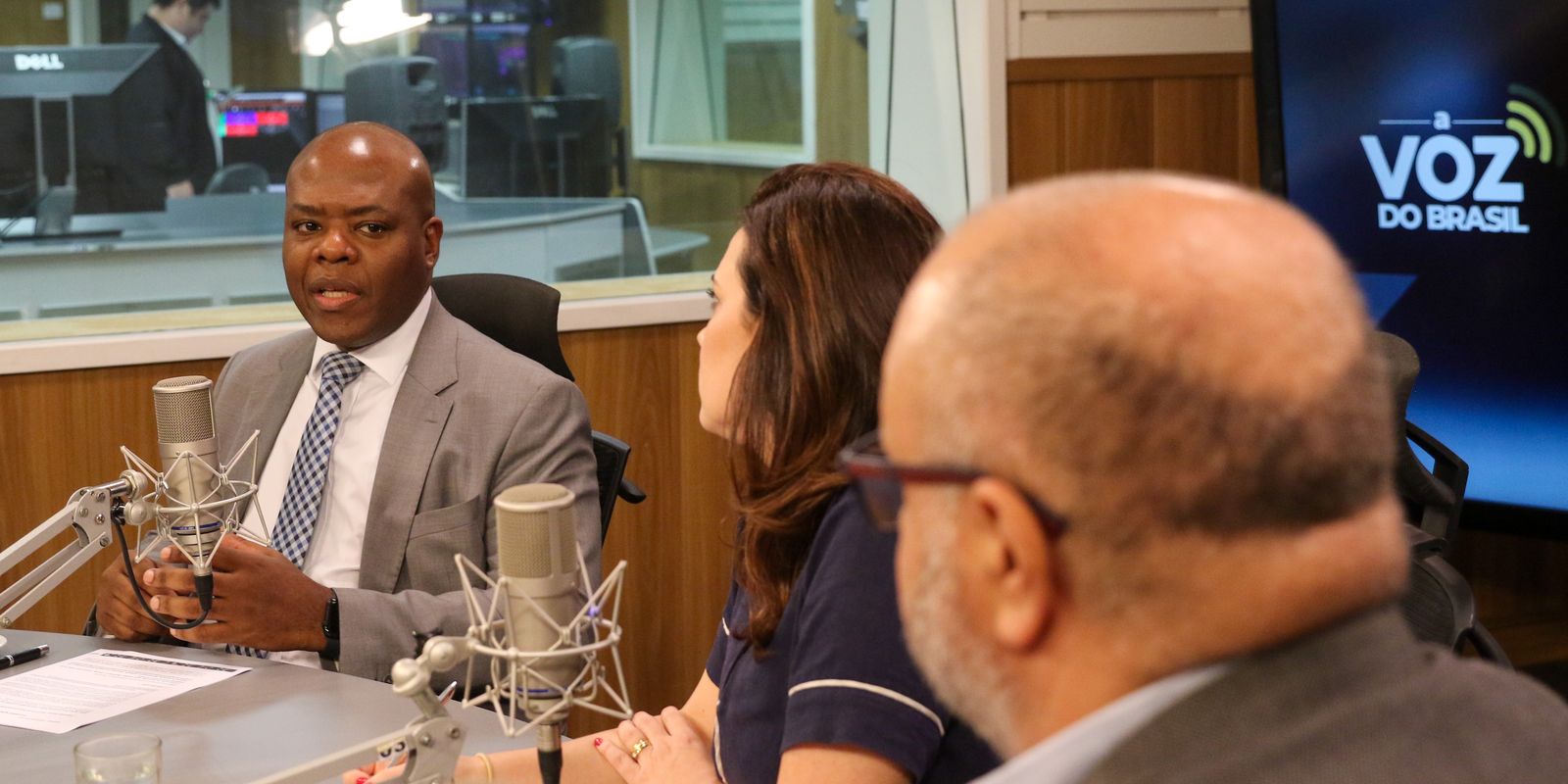 Entrevista ao programa Voz do Brasil. | Agência Brasil