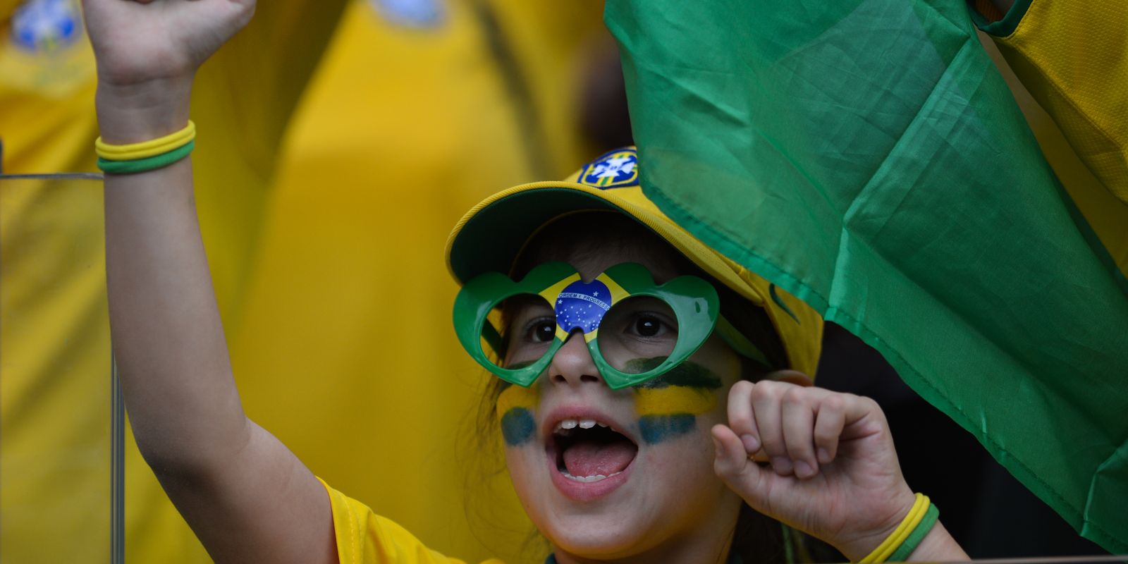 Torcedores brasileiros e alemãs no jogo da semifinal | Agência Brasil
