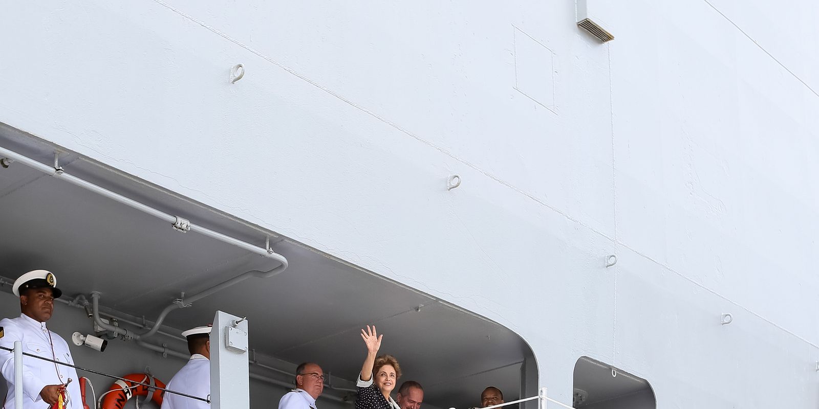 Dilma inaugura navio doca da Marinha | Agência Brasil