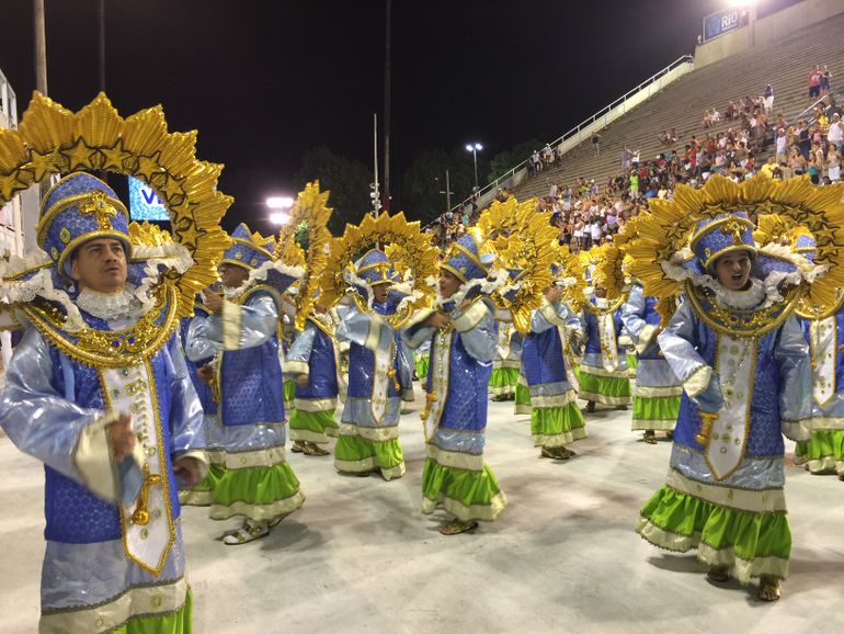 Desfile da escola de samba carioca Acadêmicos da Rocinha | Agência Brasil