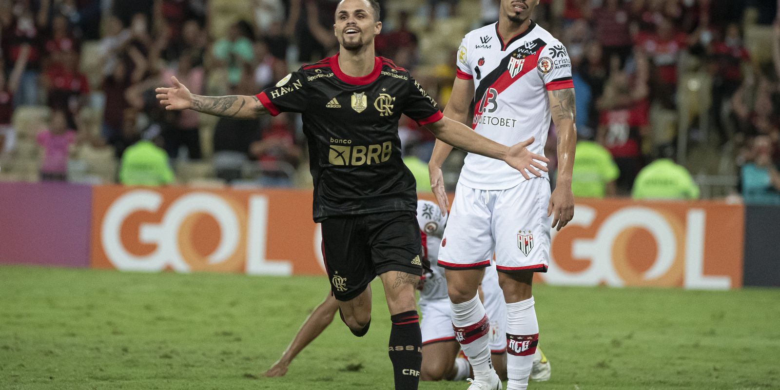Em noite de Michael, Flamengo derrota Atlético-GO no Maracanã | Agência ...