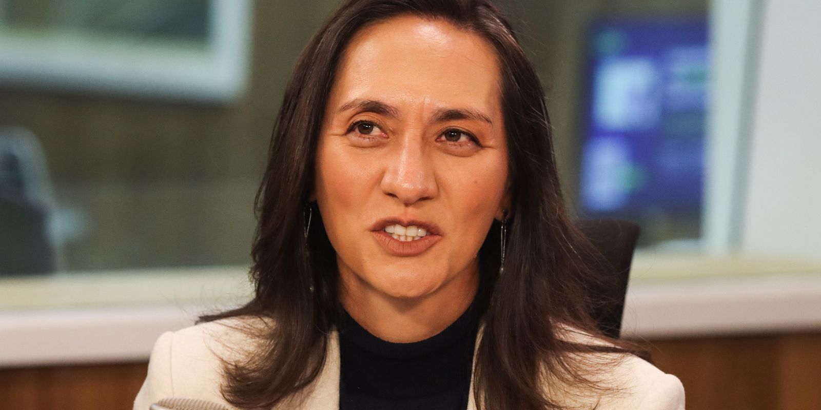 Secretária Executiva do ministério da Gestão, Cristina Mori, na Voz do Brasil. | Agência Brasil