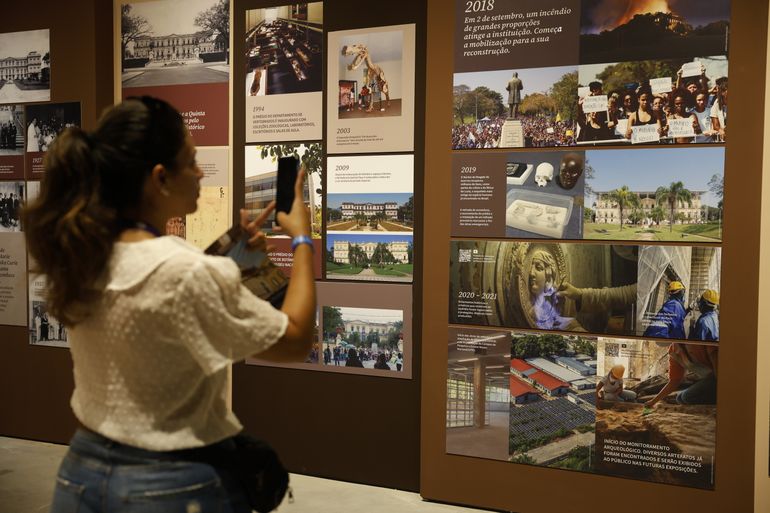 Exposição Entre Gigantes: uma experiência no Museu Nacional | Agência ...