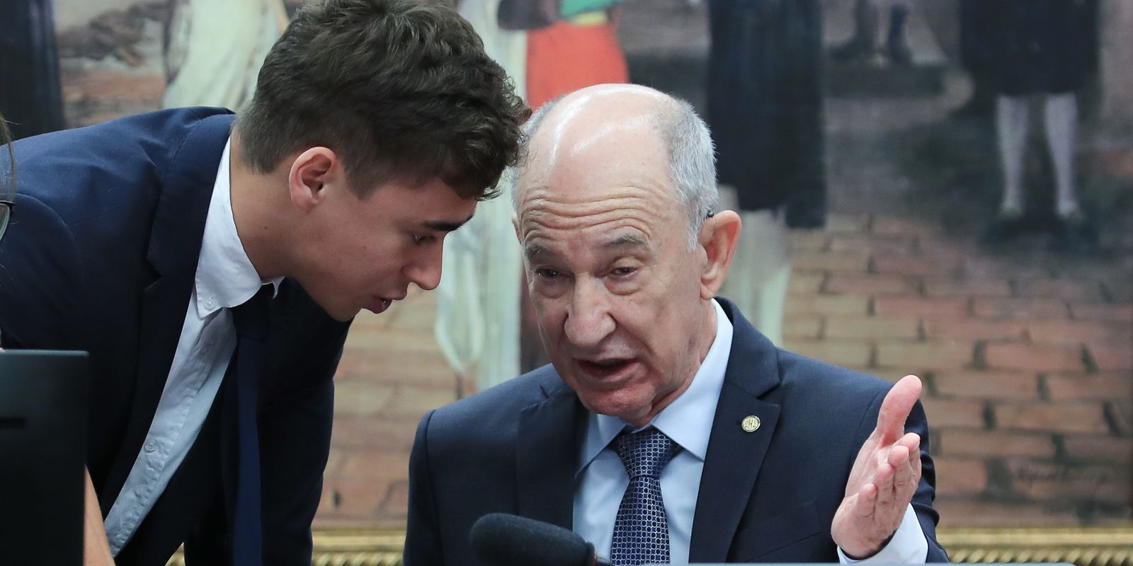 Rui Falcão e Nikolas Ferreira | Agência Brasil