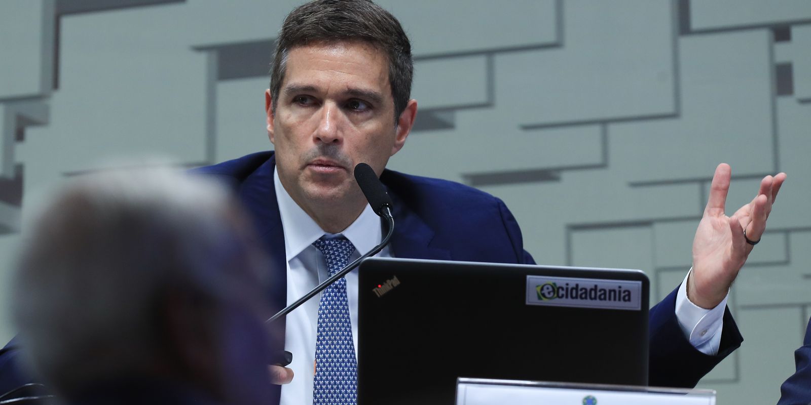 Presidente do BC, Roberto Campos Neto na CAE. | Agência Brasil