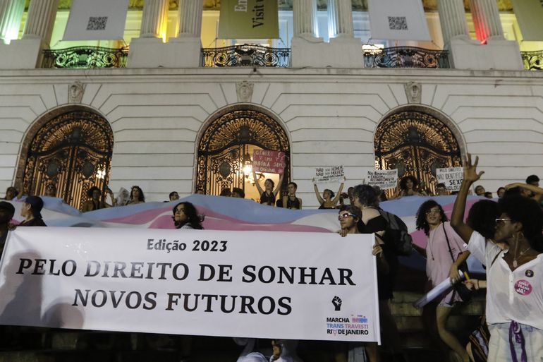 Marcha Trans e Travesti no Rio de Janeiro | Agência Brasil