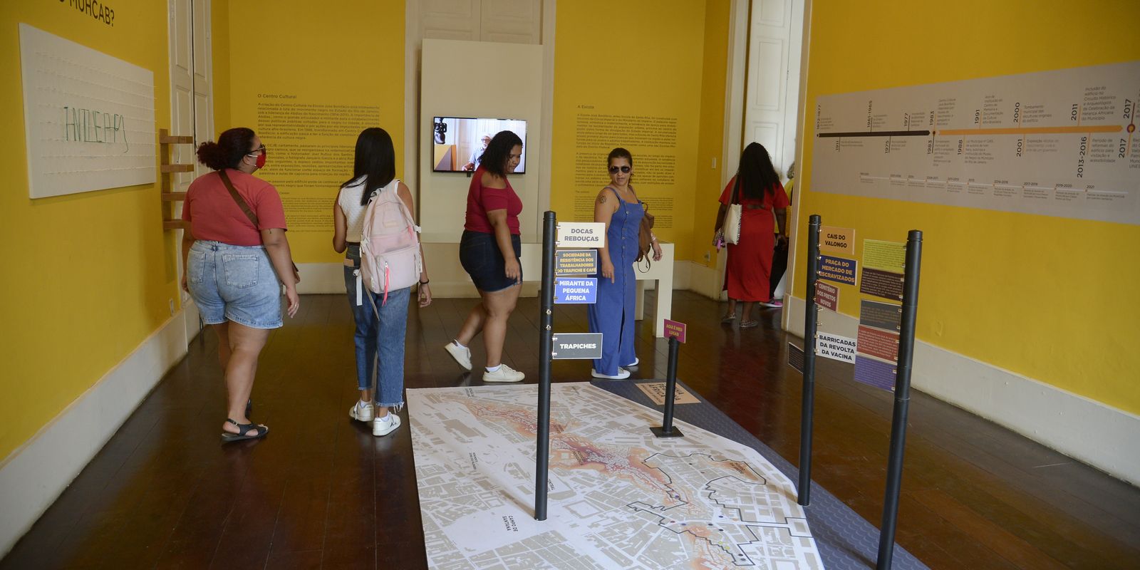 Exposição permanente no Museu da História e Cultura Afro-Brasileira ...