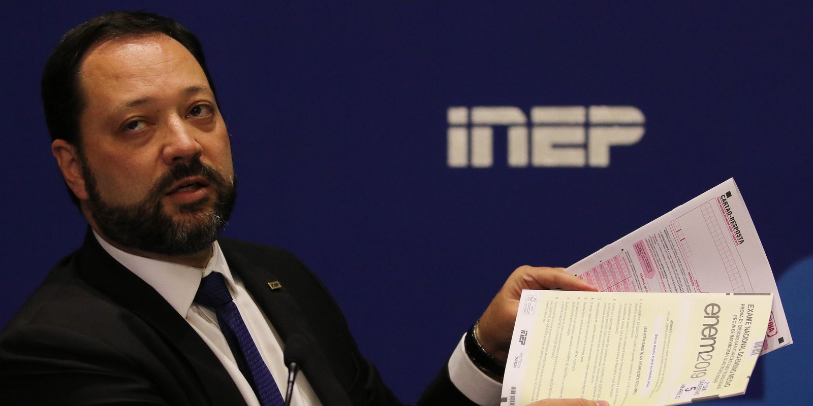 Presidente do Inep Alexandre Lopes fala à imprensa | Agência Brasil