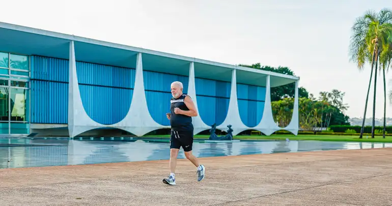 Lula faz tividade fisica no Palácio da Alvorada | Agência Brasil