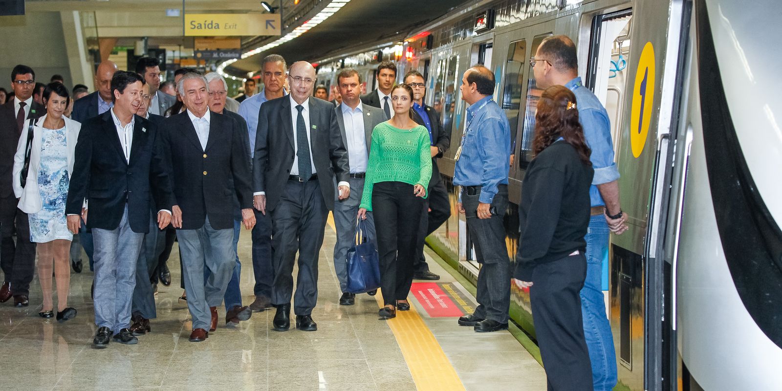 Temer participa da inauguração da Linha 4 do Metrô, no Rio | Agência Brasil
