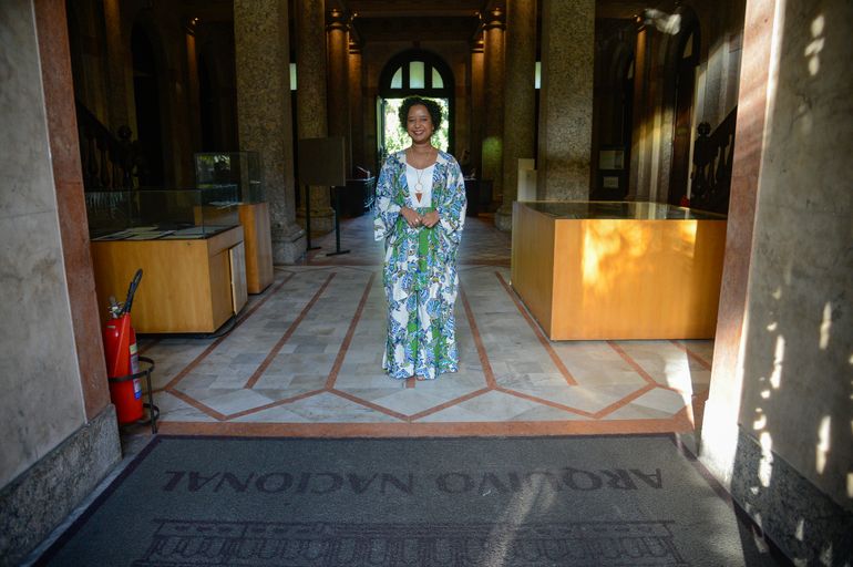 A diretora-geral do Arquivo Nacional, Ana Flávia Magalhães Pinto concede entrevista à Agência ...